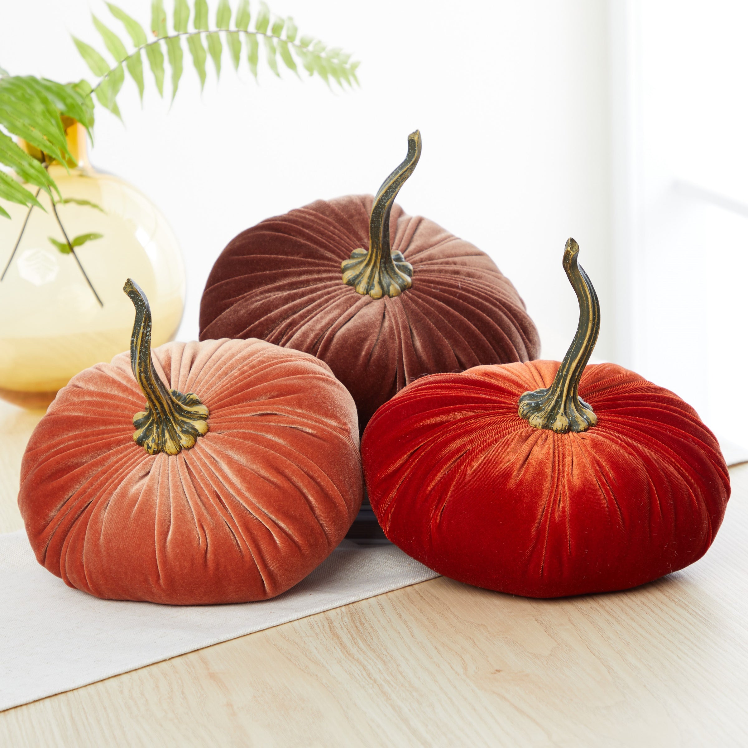 Extra Large Velvet Pumpkins– Your Heart's Content