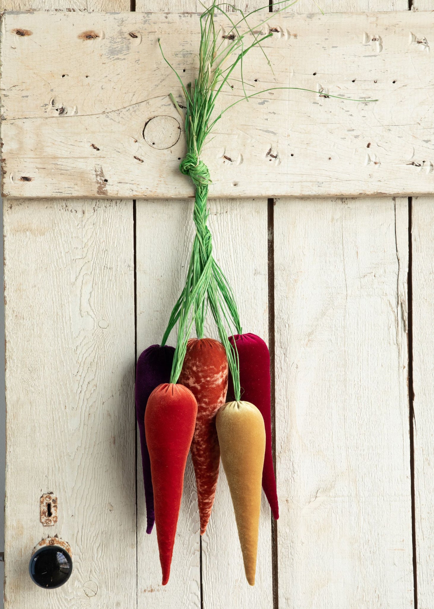 Velvet Carrots, Available in 9 Cozy Colors, Cottagecore Decor, Spring ...