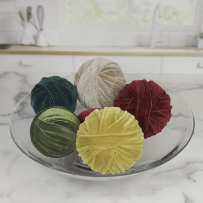 SMALL create your own custom velvet spheres cozy aesthetic decor bundl ...